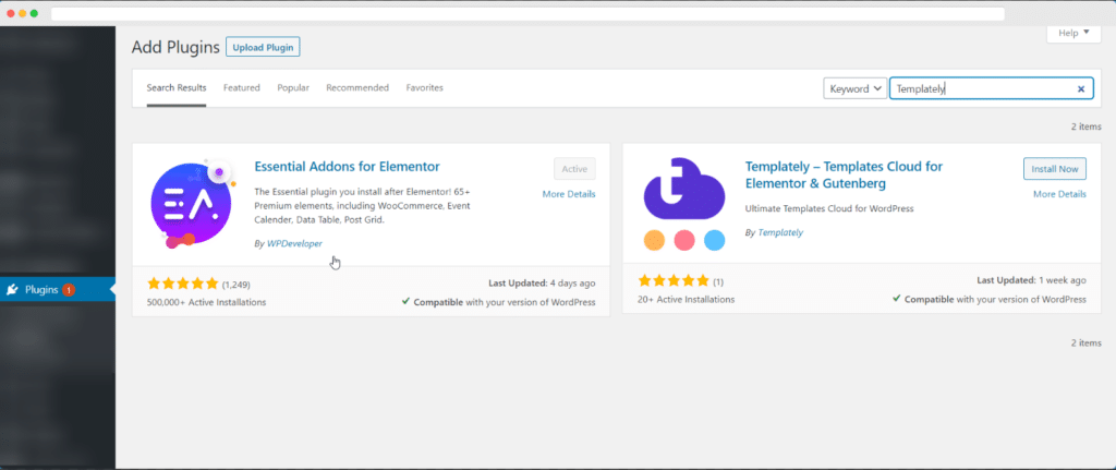 How To Install Templately WordPress Plugin? - Templately Documentations