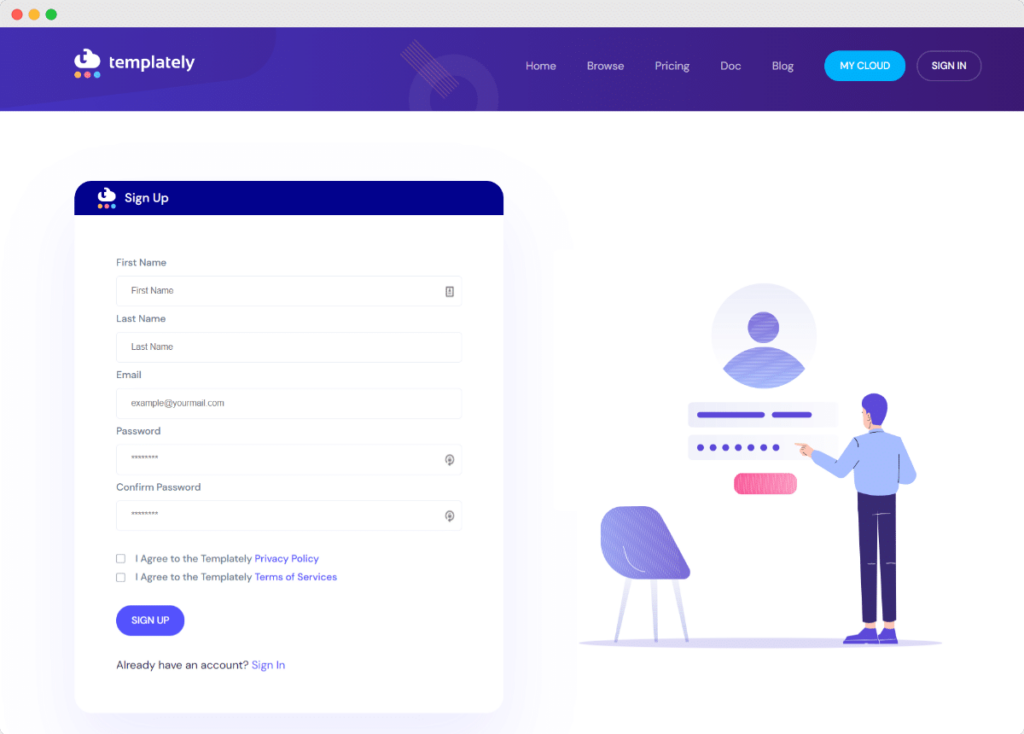 How To Create An Account In Templately? - Templately Documentations