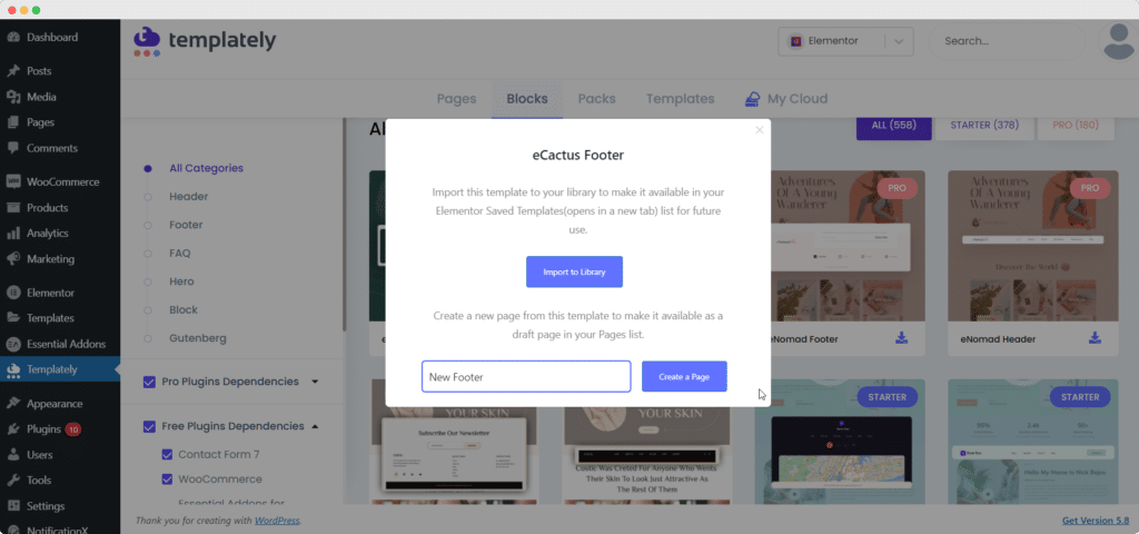 How To Insert & Use Blocks From Templately? - Templately Documentations