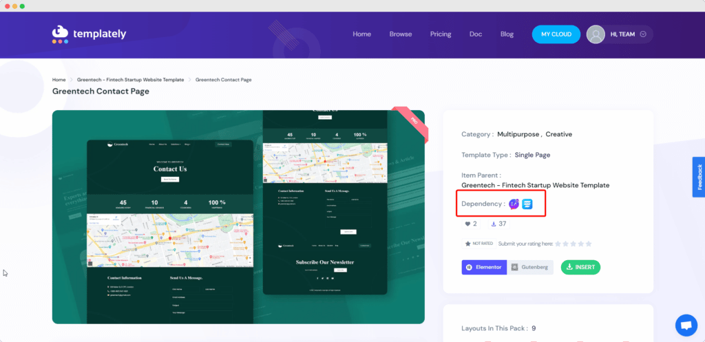 What Is Dependency In Templately? - Templately Documentations