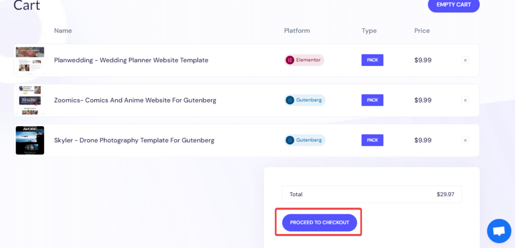 How To Purchase Templately Single Templates From WordPress Dashboard ...